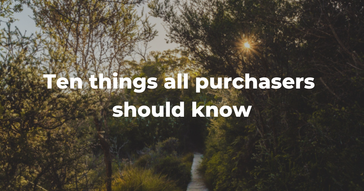 Ten things all purchasers should know | Sproal