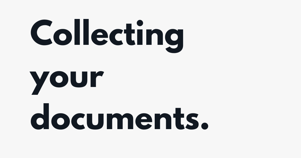 Retrieving your documents from our safe custody | Sproal